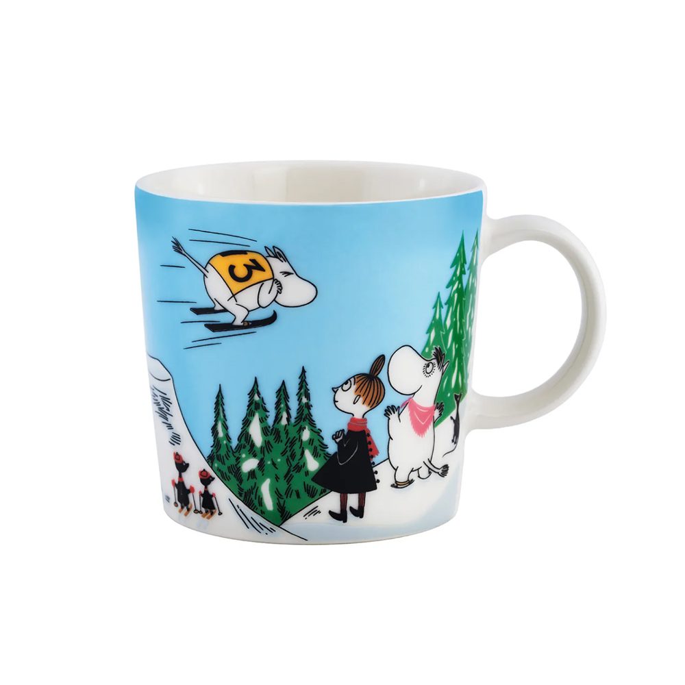 Moomin mug Ski Jumping - Moominmugs.com