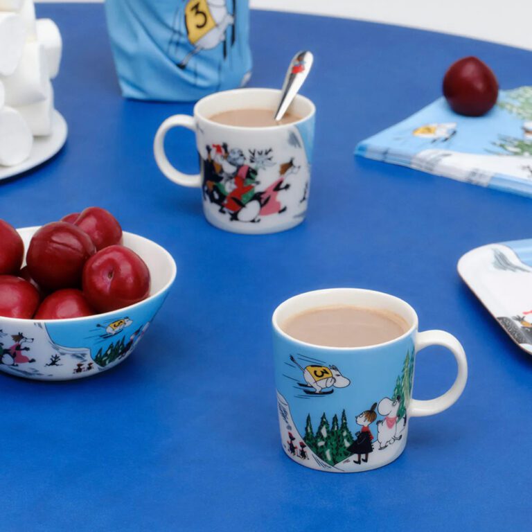 Moomin mug Ski Jumping - Moominmugs.com